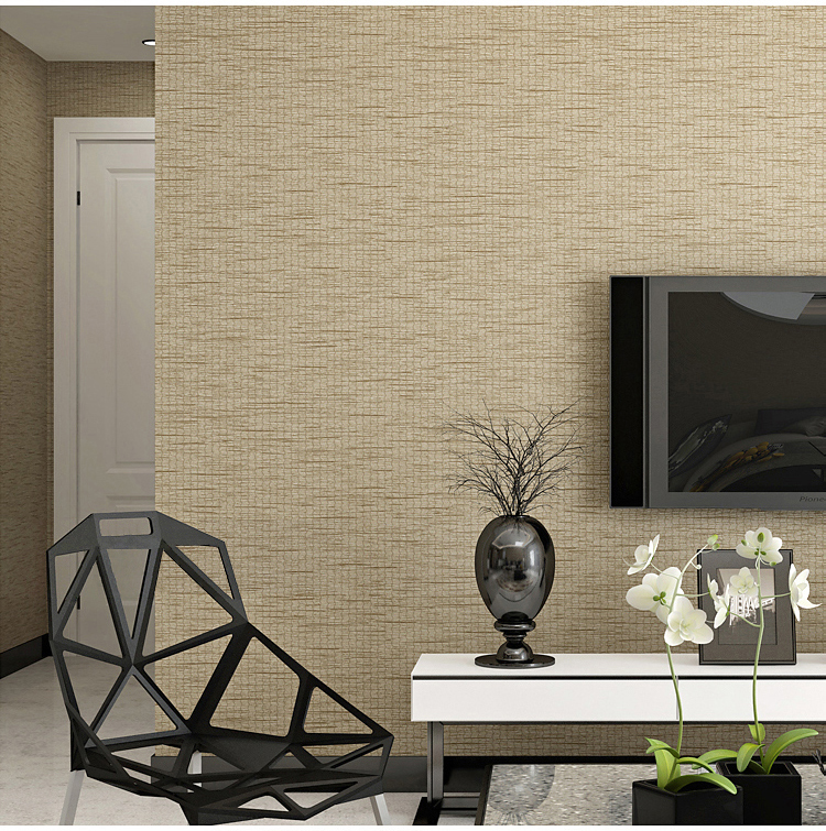 modern minimalist linen texture wallpaper